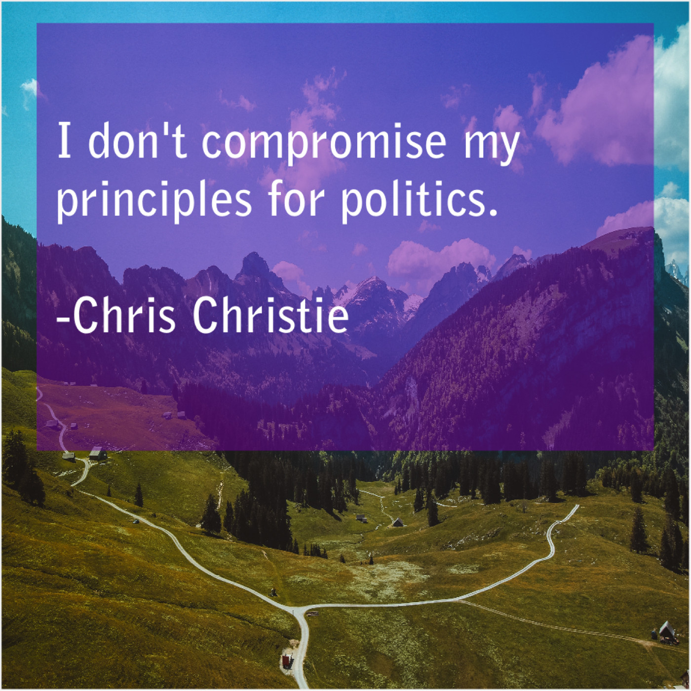 Chris Christie – I don’t compromise my principles… – Success ...