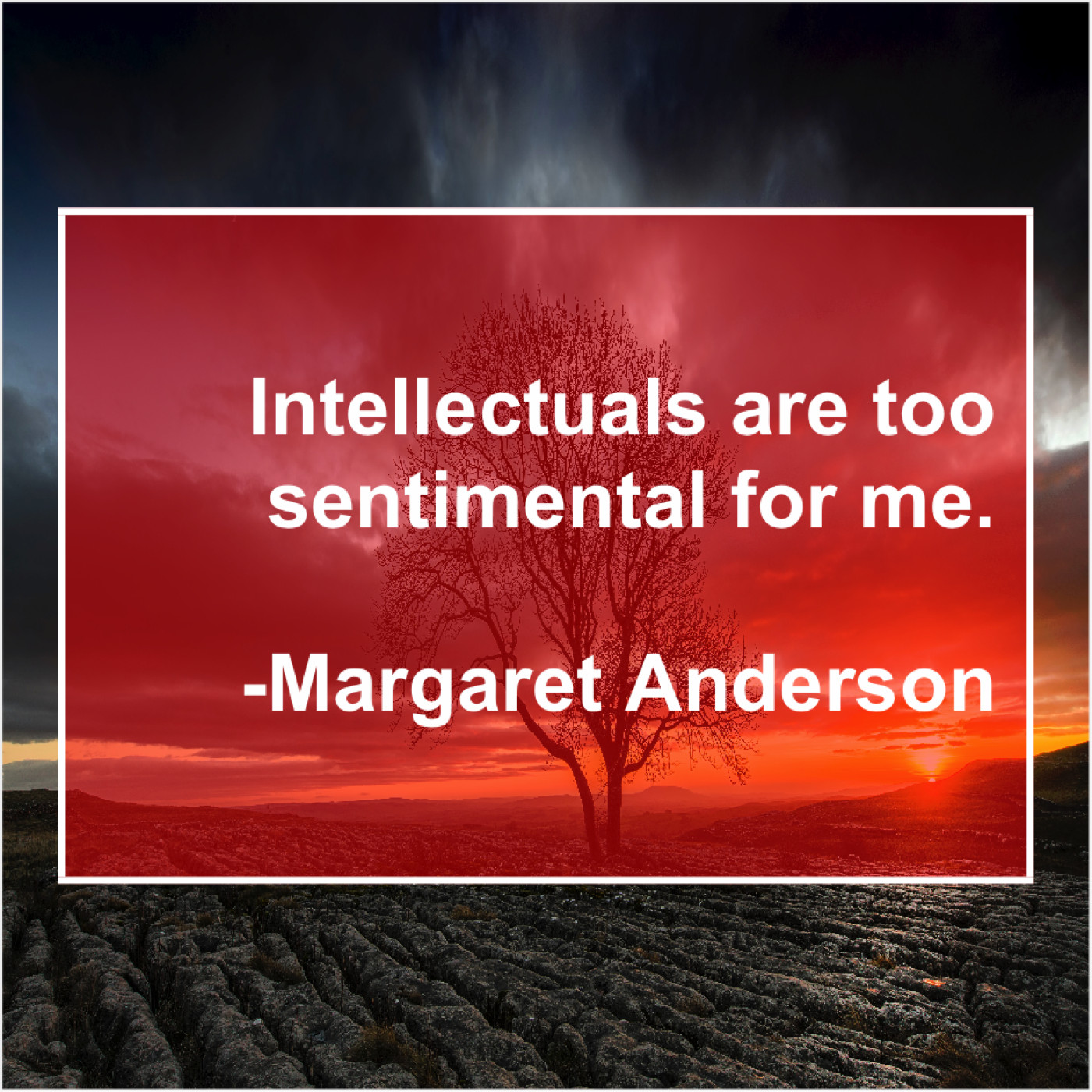 Margaret Anderson – Intellectuals are too sentimental for… – Success ...