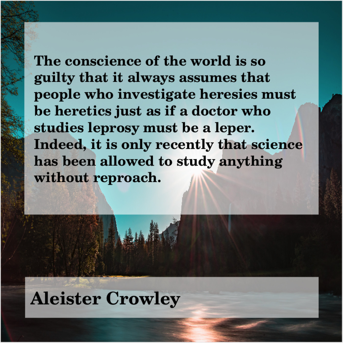 Aleister Crowley – The conscience of the world… – Success Manifestation ...