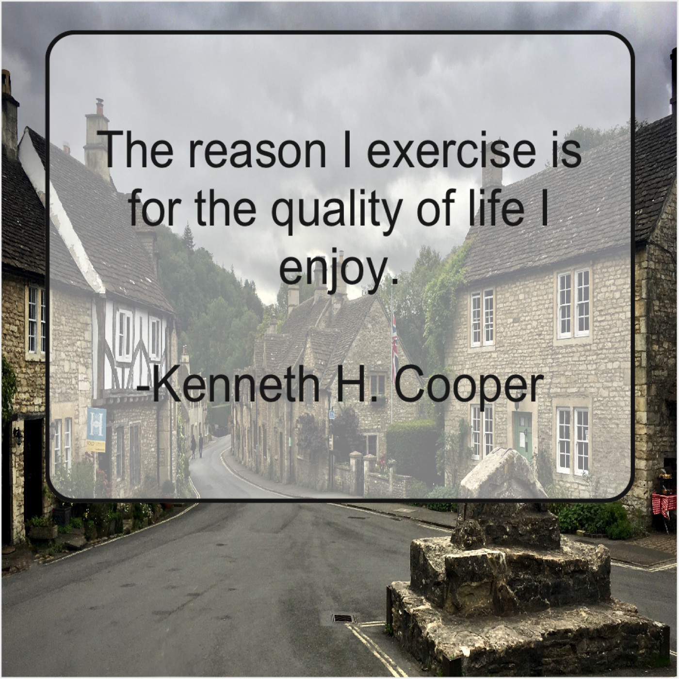 Kenneth H. Cooper – The reason I exercise is… – Success Manifestation ...