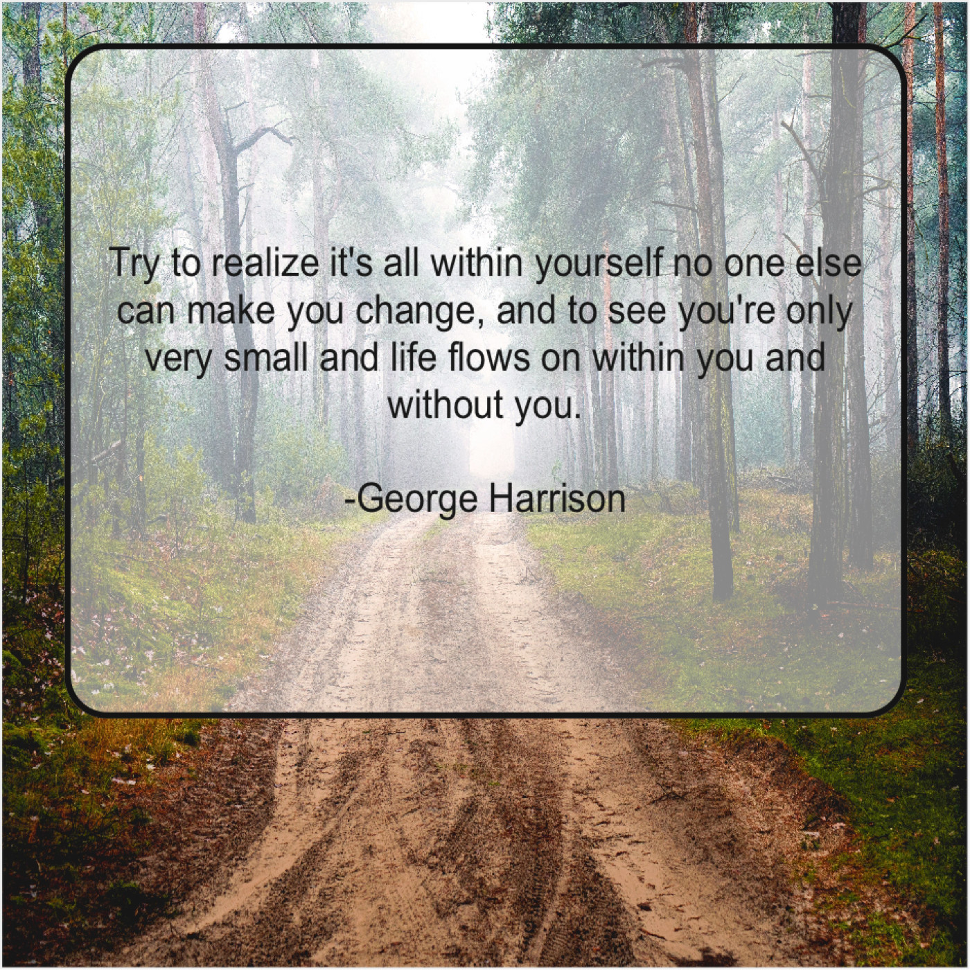 George Harrison – Try to realize it’s all… - Success Manifestation Secrets