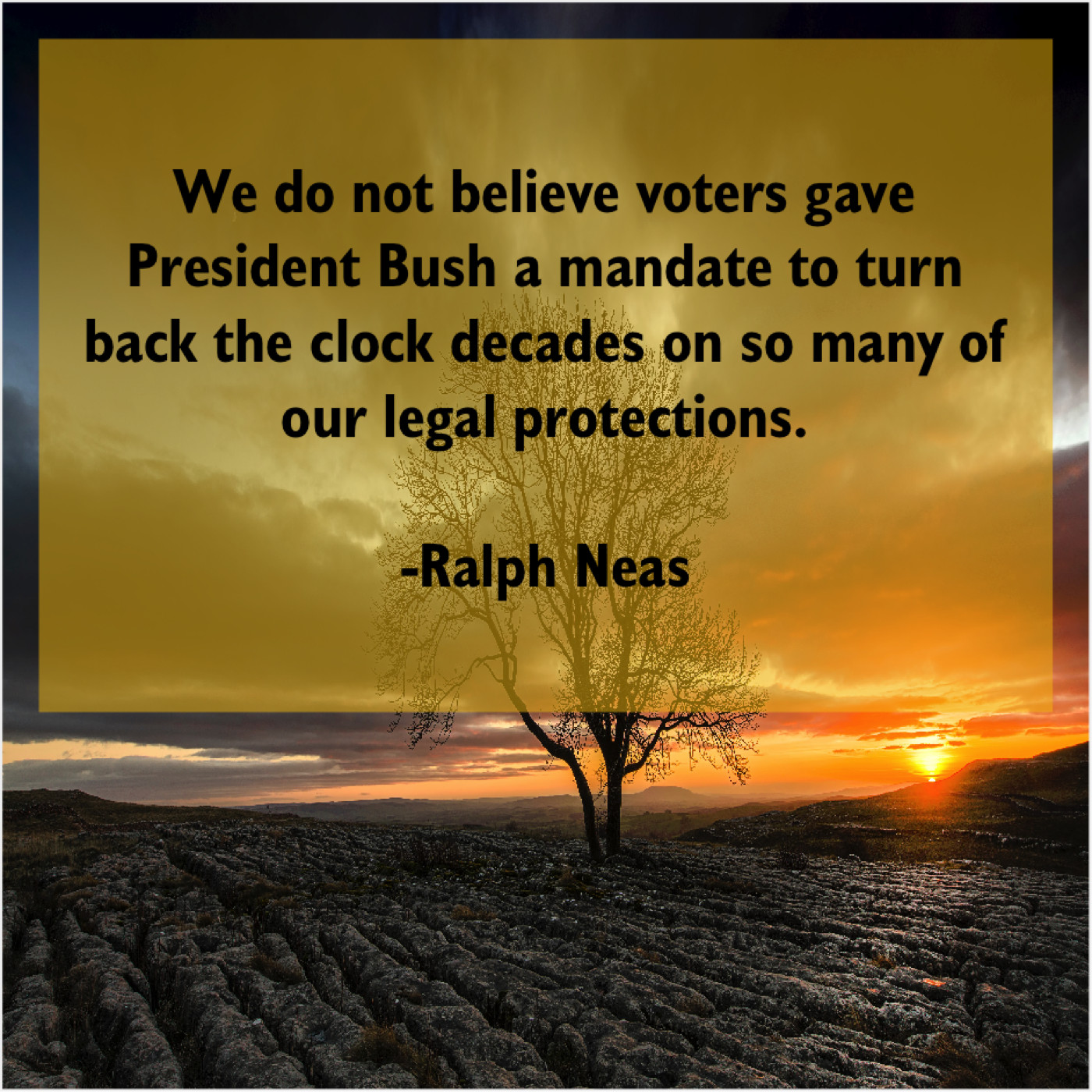 Ralph Neas – We do not believe voters… - Success Manifestation Secrets