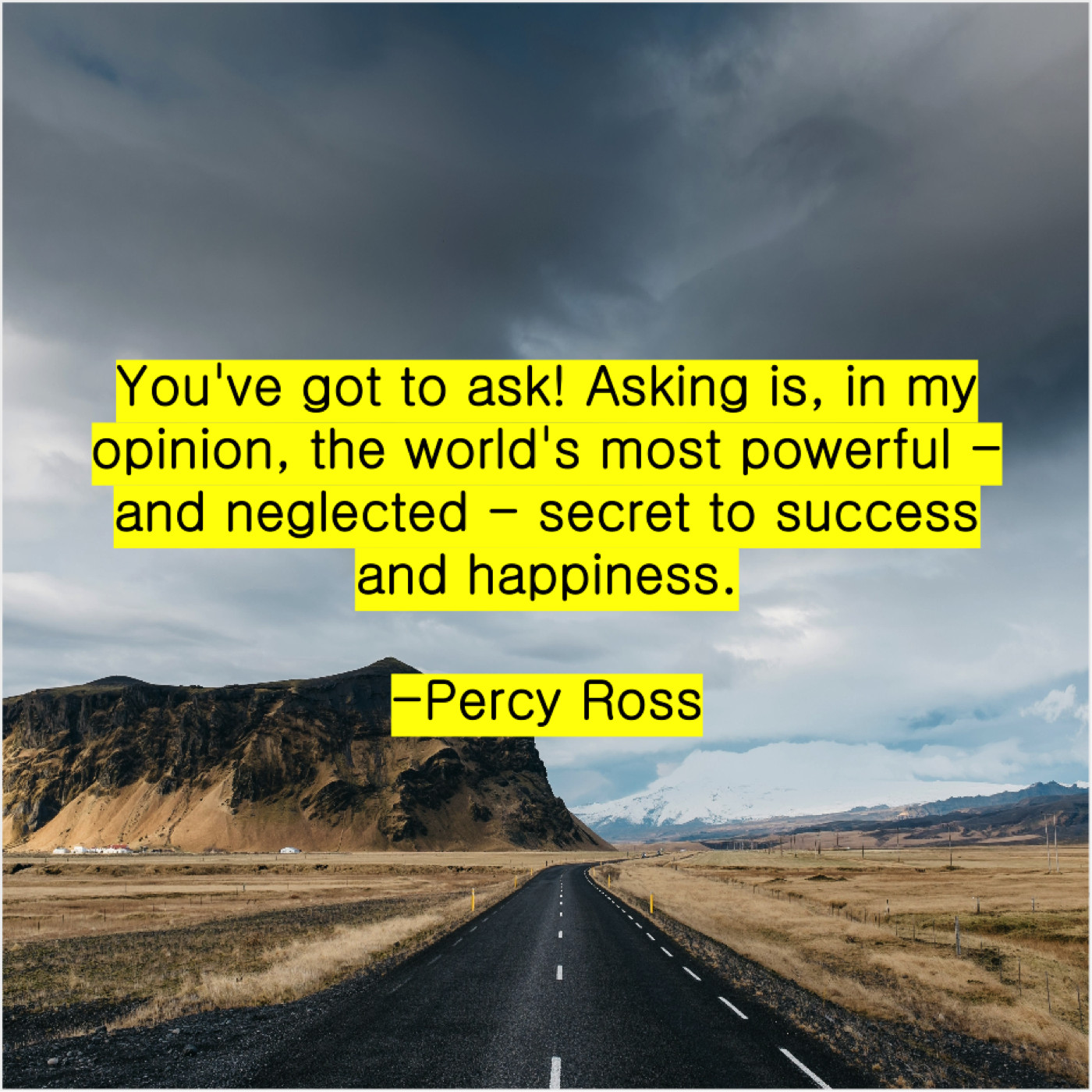 Percy Ross – You’ve got to ask! Asking… – Success Manifestation Secrets